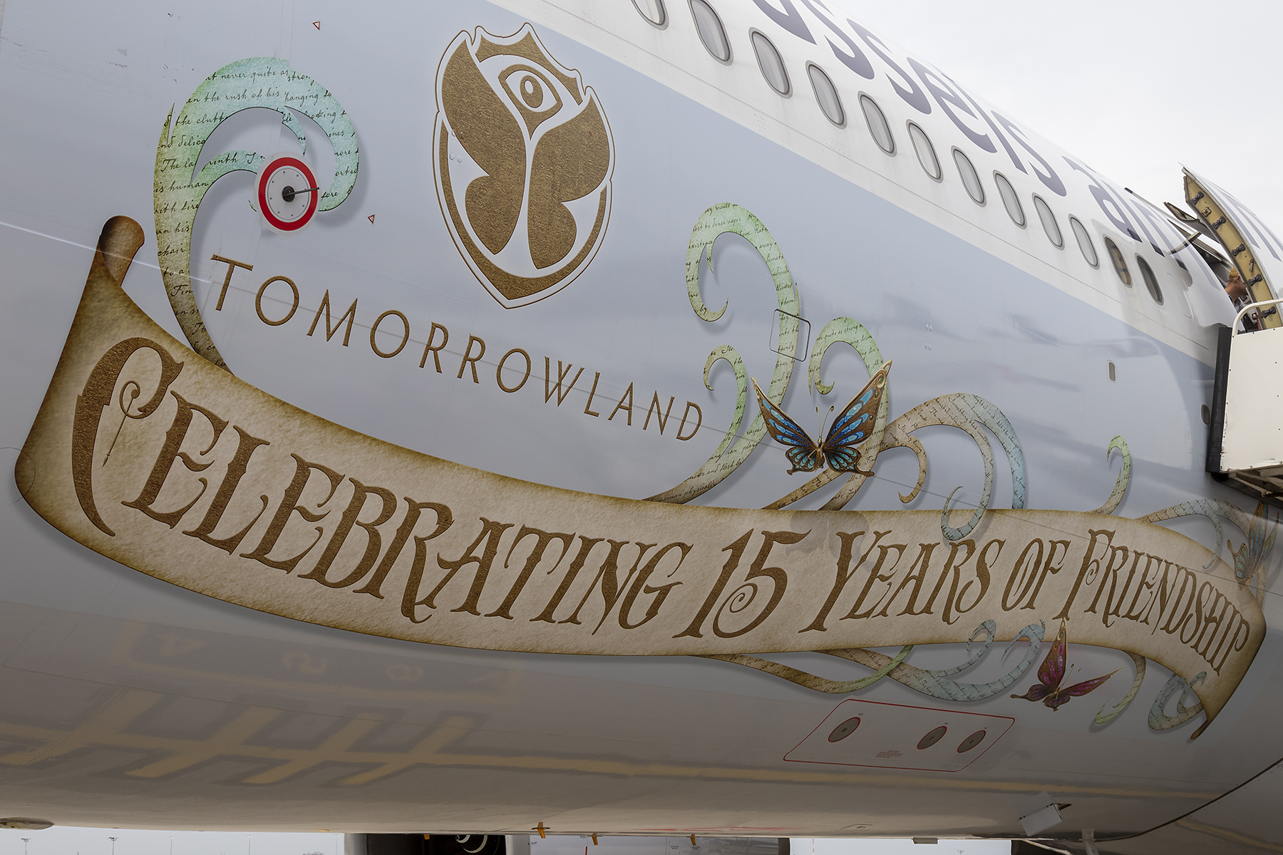 Brussels Airlines Tomorrowland Party Flight Frankfurt-Brussels – Trip ...