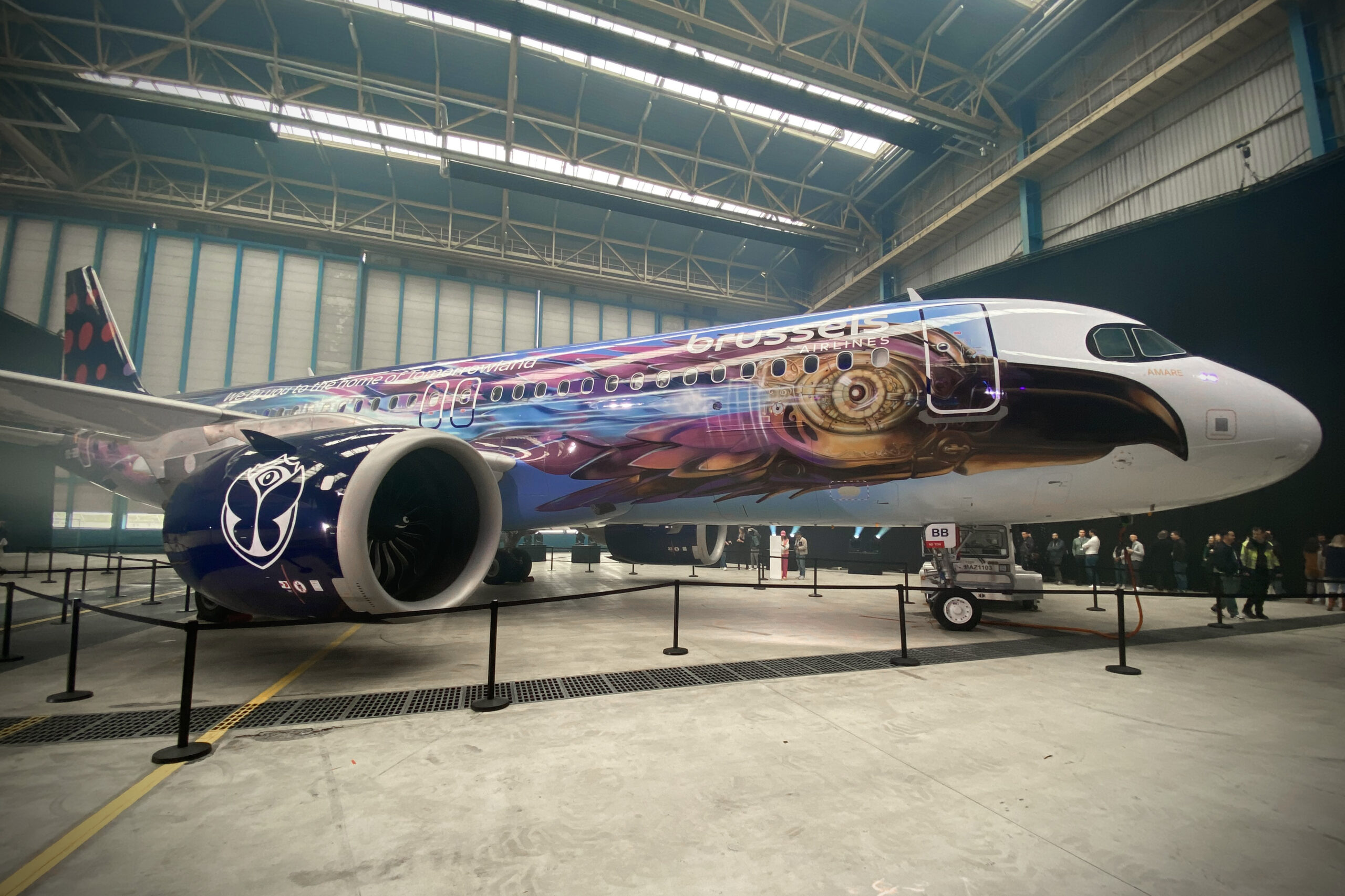Brussels Airlines and Tomorrowland reveal new Belgian Icon Amare